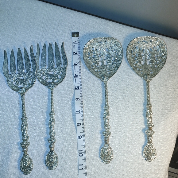 ugo bellini | Dining | Vintage Ugo Bellini Italy Serving Forks Spoons ...